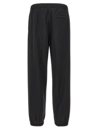 Givenchy Mens Black Virgin Wool Casual Pants