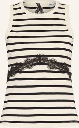 Claudie Pierlot Claudie Pierlot Top Mit Cut-Out Und Spitze schwarz