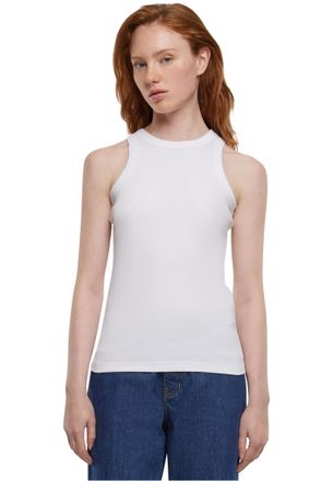 Urban Classics Damen Top Ladies Racer Back Rib Top, Geripptes Frauen Top mit Racerback, Baumwolle, erhältlich, Größen XS-5XL