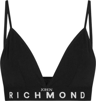 John Richmond Triangle Sport-BH mit d&uuml;nnen Tr&auml;gern - - Underwear - Damen - Schwarzk - M