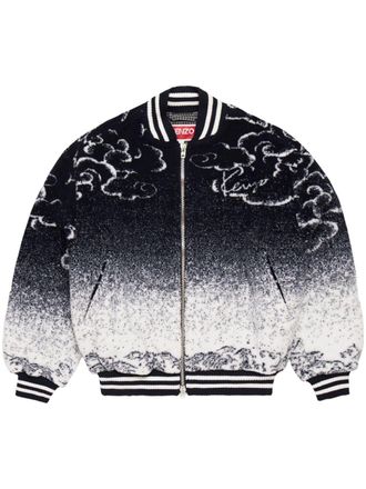 Kenzo veste bomber Cloud Tiger - Bleu