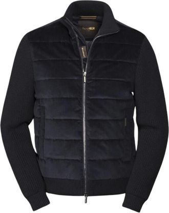 Moorer Homme, Vestes, Bleu, Taille: 3XL Bucci VHM Bomber