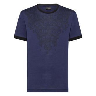 Billionaire Boys Club T-Shirt Rundhals Crest - - Tops - Herren - Blau - XS