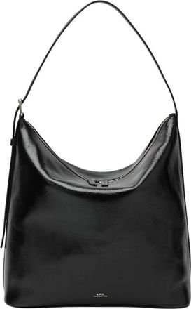 A.P.C. A.p.c., Femme, Sacs, Noir, Taille: ONE Size Sac à Bandoulière Noir Petit Véritable