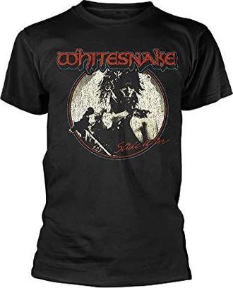 Plastic Head Whitesnake Slide (Black) T-Shirt (Small)