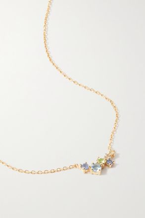 Stone and Strand Collier En Or Et Pierres Multiples - Dor&eacute;
