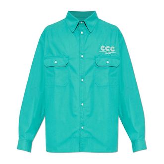 Willy Chavarria Corcoran Shirt - - Shirts - Herren - Gr&uuml;n - L