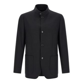 Lardini Dekonstruierter Einreiher - - Jackets - Herren - Schwarzk - XL