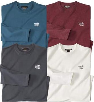 Atlasformen Lot de 4 Tee-Shirts Sport Exploring - 3XL