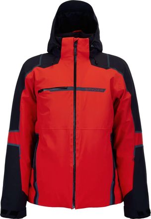 Spyder M Titan Rot - Dermizax Wasserdichte isolierte Herren PrimaLoft Skijacke, Gr&ouml;&szlig;e XL - Farbe Volcano - Black