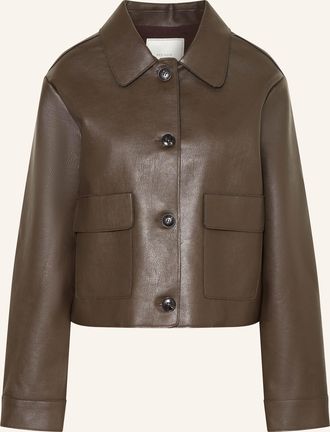 Neo Noir Neo Noir Jacke Romana In Lederoptik braun