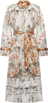 Pierre-Louis Mascia Femme, Manteaux, Multicolore, Taille: 42 FR Rosa Raincoat