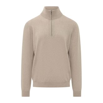 Malo Homme, Sweatshirts et sweats &agrave; capuche, Beige, Taille: 2XL Zip-throughs