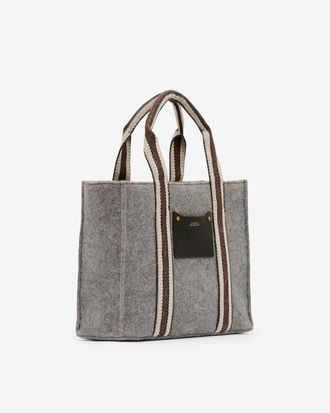 Isabel Marant Porte Main Aruba E/w - Femme - Gris Fonc&eacute; - - Isabel Marant