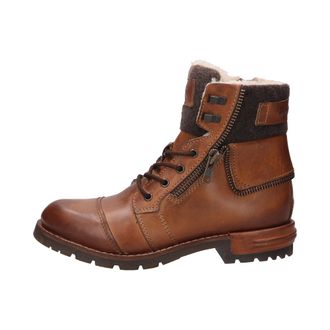 Bugatti Herren Schn&uuml;rstiefel, M&auml;nner Stiefel, Wechselfu&szlig;bett, Warm gef&uuml;ttert,uebergangsstiefel,uebergangsschuhe,Boots,Cognac (6360),42 EU / 7.5 UK