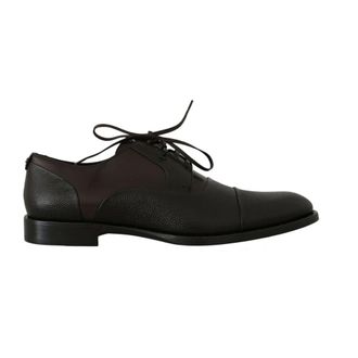 Dolce & Gabbana Elegante Braune Lederformale Schuhe - - Shoes - Herren - Braun - 40 EU