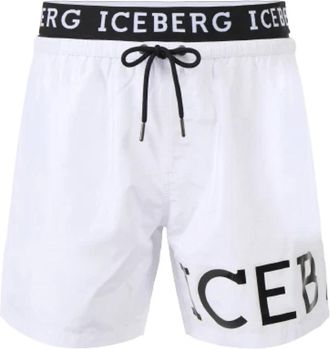 Iceberg Homme, Maillots de bain, Blanc, Taille: M Ice2Mb11 Board Short