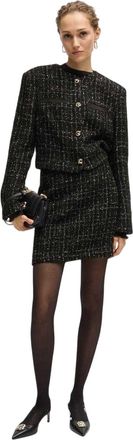 HUGO BOSS Viliana Minirock f&uuml;r Damen, Regul&auml;r (Schwarz)