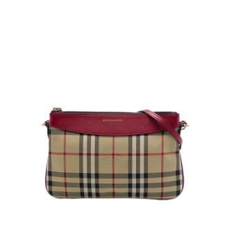 Burberry Sac bandouli&egrave;re en nylon Pre-owned - Femme - Pre-owned - Beige - Taille: ONE Size