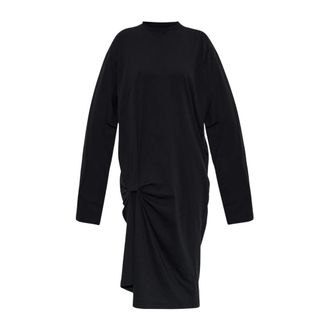 Balenciaga Kleid mit langen &Auml;rmeln - - Dresses - Damen - Schwarzk - S