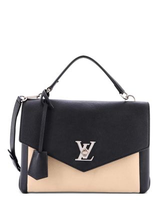 Louis Vuitton sac &agrave; main Mylockme en cuir - Noir