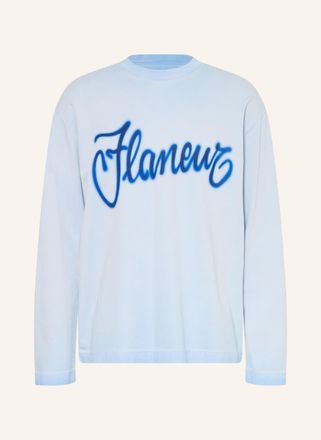 Flaneur Fl&acirc;neur Oversized-Longsleeve Airbrush Summer blau