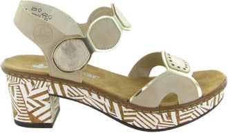 Rieker Femme, Chaussures, Beige, Taille: 37 EU 63876 Sandales Plates
