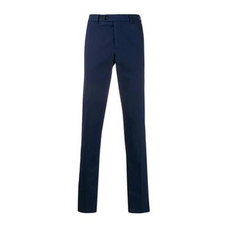 Brunello Cucinelli Blaue Chinos mit Mittlerem Bund - - Trousers - Herren - Blau - XL