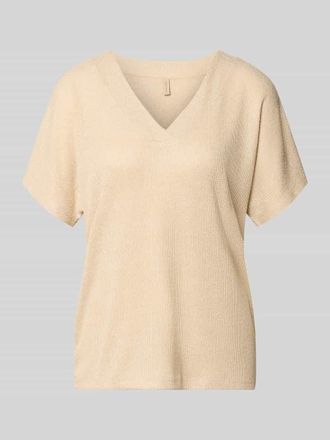 Soyaconcept Strickshirt mit V-Ausschnitt Modell Delia