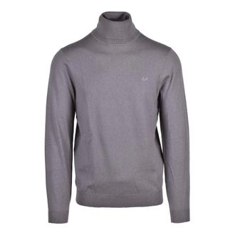 Sun 68 Pull &agrave; col roul&eacute; Dolcevita - Homme - Pulls - Gris - Taille: M