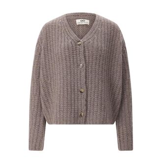 Sminfinity Strickjacke aus Kaschmir Seide - - Knitwear - Damen - Braun - S