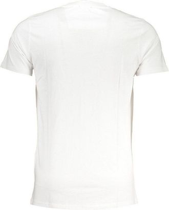 Cavalli T-Shirt Wei&szlig;e Kurzarm Herren T-Shirt mit Rundhals und