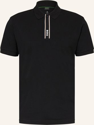 HUGO BOSS Jersey-Poloshirt Paddy schwarz