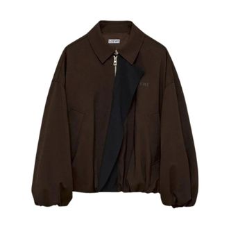 Loewe Logo-Stickerei Jacke - - Jackets - Damen - Braun - S