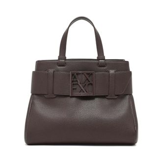 A|X Armani Exchange Femme, Sacs, Brun, Taille: ONE Size Shoppers en tissu technique