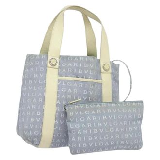 Bulgari Pre-owned Canvas Handtaschen - - Pre-owned - Damen - Blau - ONE SIZE