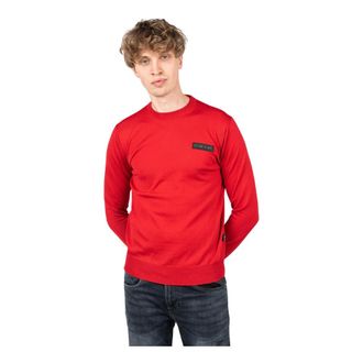 Plein Sport Merino Pullover - - Sport - Herren - Rot - M