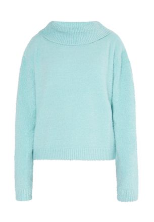 Mymo Strickpullover Damen Aqua