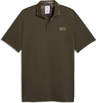 Puma Polo de golf uni PUMA x REALTREE Homme, Accessoires, Vert, XXL