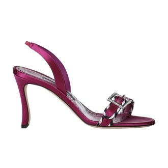 Manolo Blahnik Femme, Chaussures, Rose, Taille: 38 1/2 EU Sandales &agrave; talons hauts