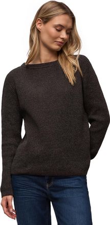 Street One Chenille Pullover Darkest Brown 36