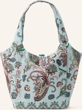 Anokhi Shopper Cheyenne Medium Mit Pailletten blau