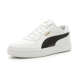 Puma Homme Caven 2.0 Sneaker Basket, White Black Gold, 41 EU