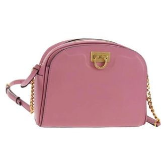 Ferragamo Pre-owned Ledertasche zum Umh&auml;ngen - - Pre-owned - Damen - Rosa - ONE SIZE