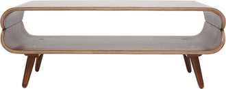 Miliboo Design-Couchtisch Nussbaum TAKLA