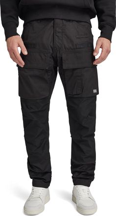 G-Star G-Star RAW Herren 3D Regular Tapered Cargohose, Schwarz (dk Black D23636-D384-6484), 33W / 30L