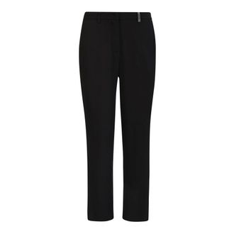 Fabiana Filippi Femme, Pantalons, Noir, Taille: 42 FR Pantalon Slim-Fit Noir Col Haut