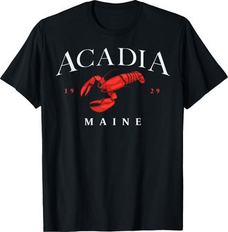 Trendy Apparel Acadia Maine 1929 National Park Lobster T-Shirt