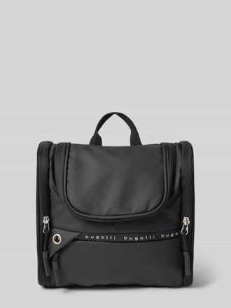 Bugatti Kulturtasche mit Label-Details Modell Blanc Delight