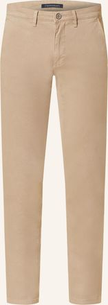 Strokesman's Strokesmans Piqu&eacute;-Chino Slim Fit beige